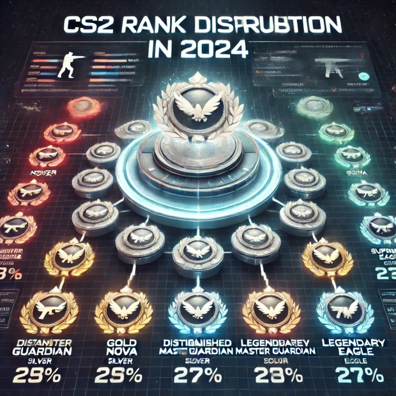 CS2 Rank Distribution Explained - Everything You Need to Know in 2024